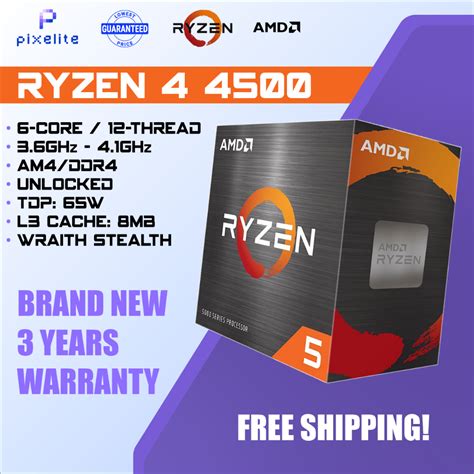 Amd Ryzen Cores Ghz Up To Ghz Unlocked Am Desktop Cpu