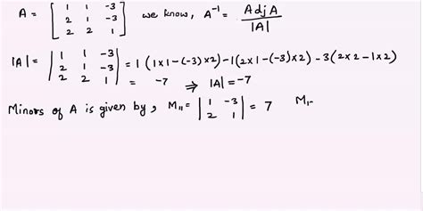 solved invers and determinant a few questions you should be able to answer what is the