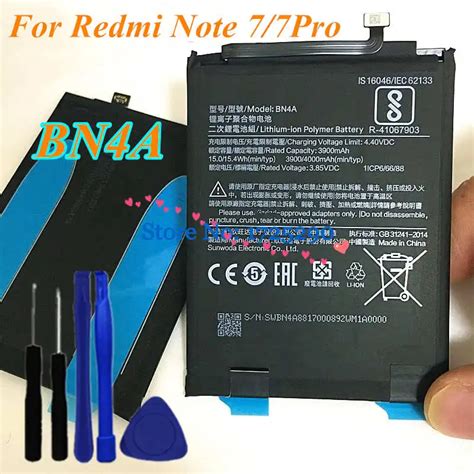 New High Quality Bn A Bn Bn Mah Battery For Xiaomi Redmi Note