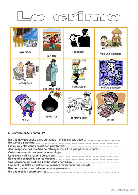Contrebande compréhension générale d Français FLE fiches pedagogiques