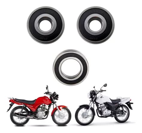 Baleros Rueda Trasera Motocicleta Honda Gl150 Cargo