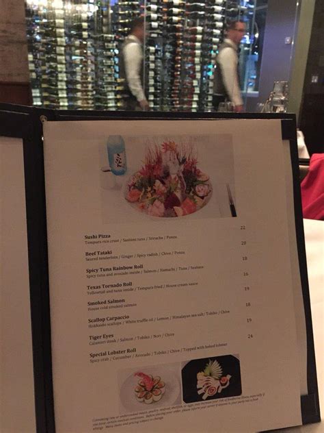 Menu At Dee Lincoln Prime Restaurant Frisco