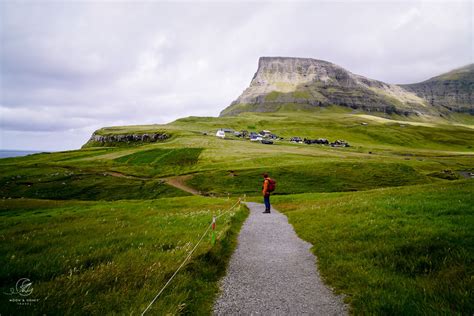 M Lafossur Waterfall And G Sadalur Hike Faroe Islands