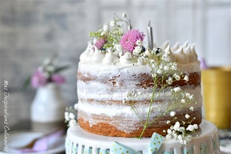 Le naked cake gâteau tendance Le Blog cuisine de Samar