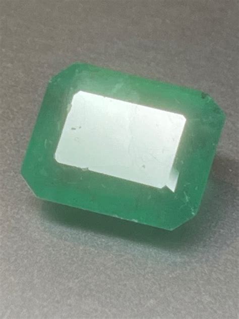 1 Pcs Green Emerald 12 87 Ct Catawiki