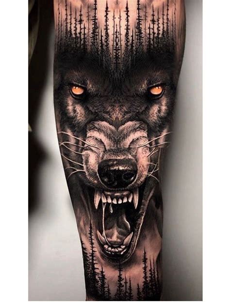 Wolf Calf Tattoo Men Wolf Tattoo Design Men Forearm Wolf Eye Tattoo