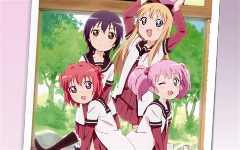 Yuru Yuri Funami Yui Kyoko Toshino Akaza Akari Yoshikawa Chinatsu Wallpapers Hd Desktop