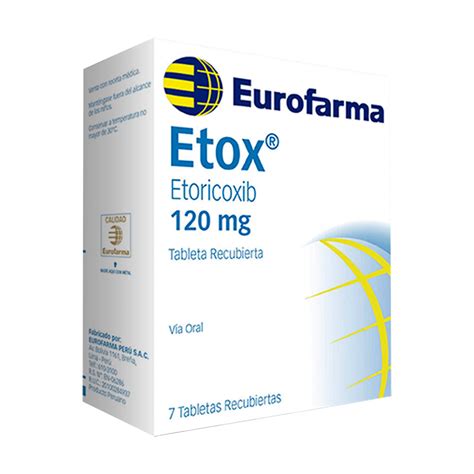 Etox 120mg Tableta Recubierta Inkafarma