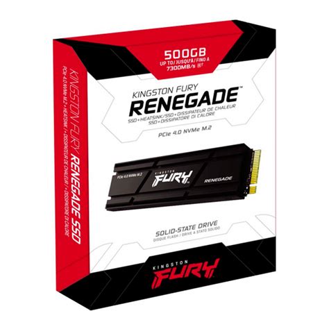 Unidad de Estado Sólido SSD Kingston FURY Renegade NVMe 500GB PCI