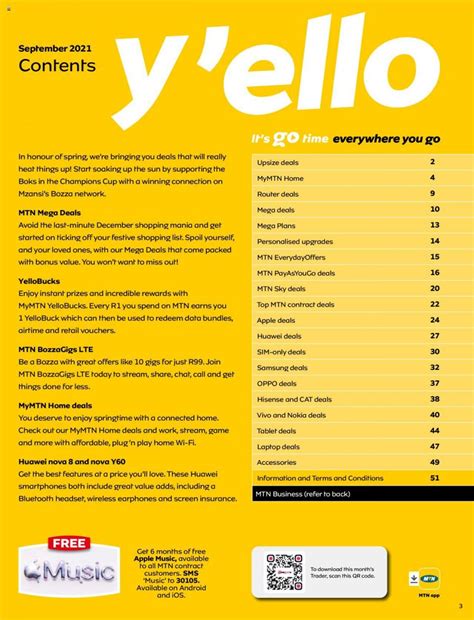 Mtn Specials Yello September Mtn Catalogue Mtn Mega Sale