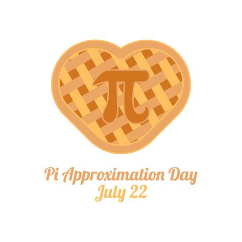 vector graphic of pi approximation day good for pi approximation day celebration flat design