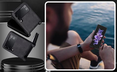 NEWZEROL Cover Integrata Compatibile Con Samsung Galaxy Z Flip 3 5G