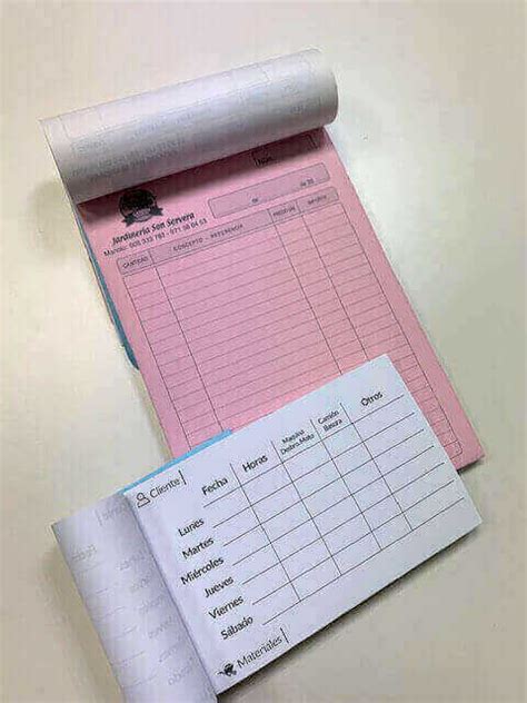 Cuando Imprimir Talonarios De Facturas Personalizados