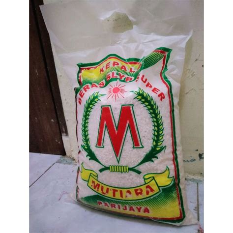 Jual Beras Slyp Super Pulen Cap Mutiara 5kg Shopee Indonesia