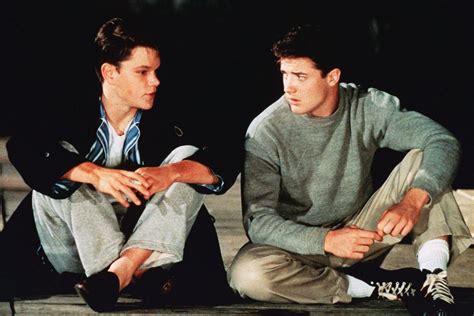 Brendan Fraser Says He And Matt Damon Were Fully Nude For School Ties