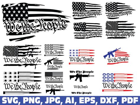 We The People Svg We The People American Flag Svg 2nd Etsy