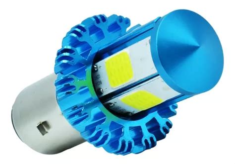 Foco Led Cob 4 Caras Entrada Ba20 Moto Alta Baja MercadoLibre