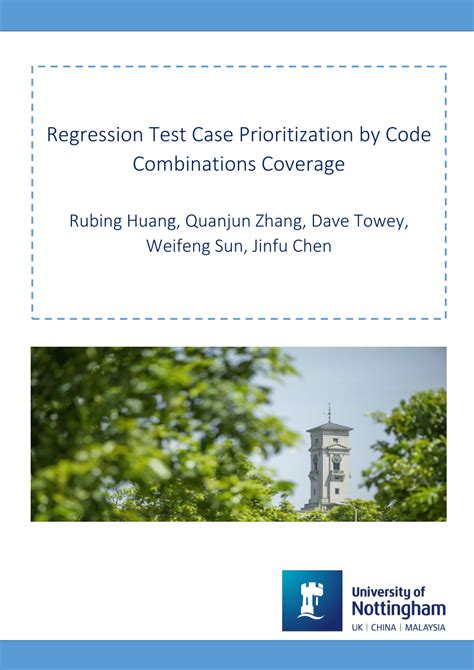 pdf regression test case prioritization by code combinations coverage