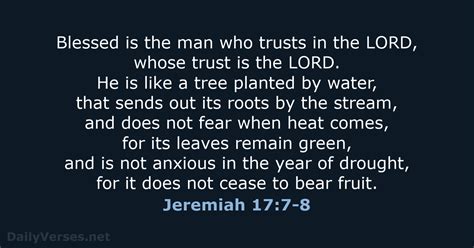 Blessed Is The Man Who Trusts In The Lord Whose Trust Is Off
