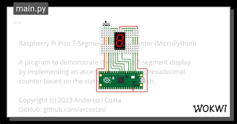 Segment Display Counter Copy Wokwi Esp Stm Arduino Simulator