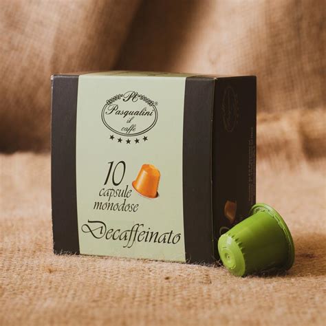 Capsule Compatibili Caffè Decaffeinato Pasqualini il caffè