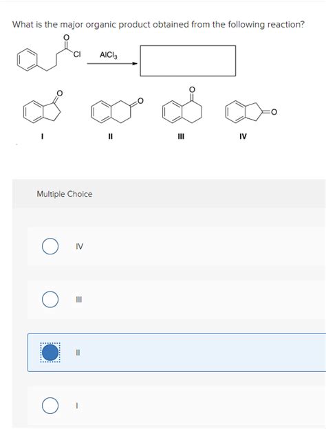 Solved What Is The Major Organic Product Obtained From The Chegg