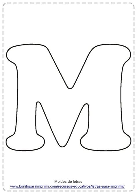 Letras M Para Imprimir PDF Para Colorear Y Aprender