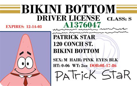 Wholesale Novelty Fake IDs Patrick Boat License
