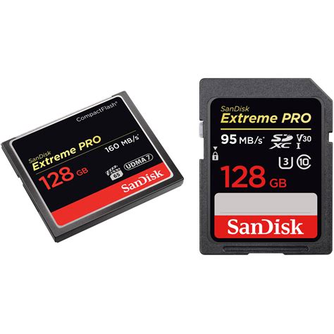 Sandisk Gb Extreme Pro Compactflash Sdxc Memory Card Kit