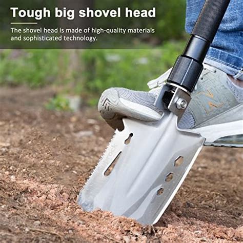 Suprock Survival Shovel High Carbon Steel Tactical Shovel C A M P E R