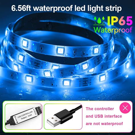 Houhui Led Strip Lights Kit X Ft Rgb Led Lights Strip For In