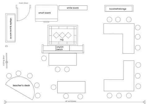 Classroom Layout Edrawmax Templates