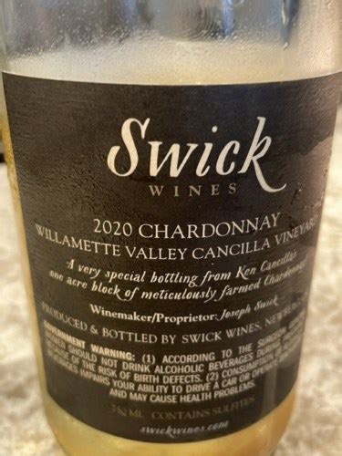 Swick Wines Chardonnay Vivino Brasil