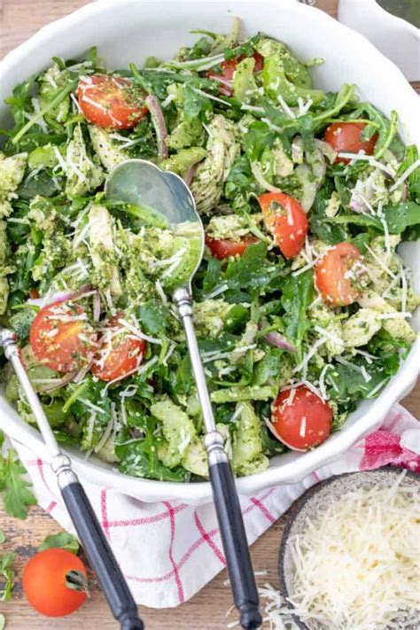 Basil Pesto Chicken Salad The Harvest Kitchen