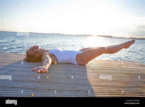 Woman Legs In Air Hi Res Stock Photography And Images Alamy