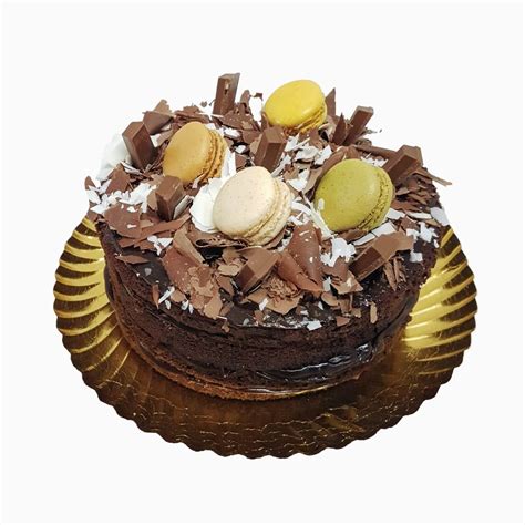Naked Cake Chocolate Macarons E Kitkat Entrega Em 24h