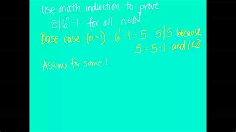 divisibility and math induction youtube