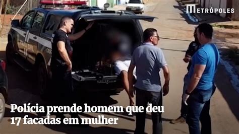 Polícia prende homem que deu 17 facadas numa tentativa de feminicídio
