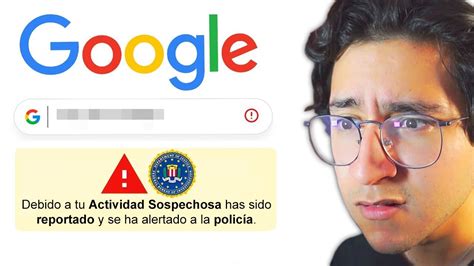 COSAS QUE NUNCA DEBES DE BUSCAR EN GOOGLE YouTube
