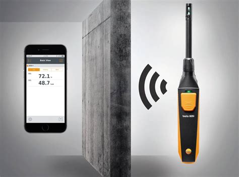 Testo I Thermohygrometer Operated Via Smartphone Air Humidity