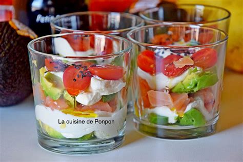 Verrine Avocat Petit Plaisir Saumon Fum Et Tomate La Cuisine De