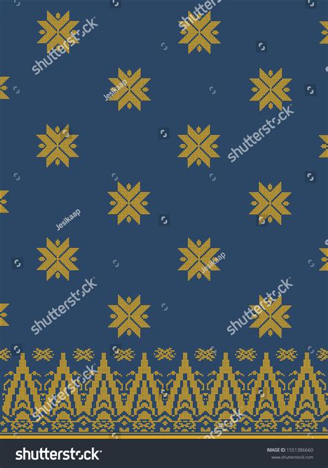Songket Palembang Over Royalty Free Licensable Stock Vectors