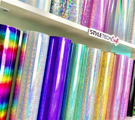 Suministros para las Artes Graficas Vinil autoadherible holográfico