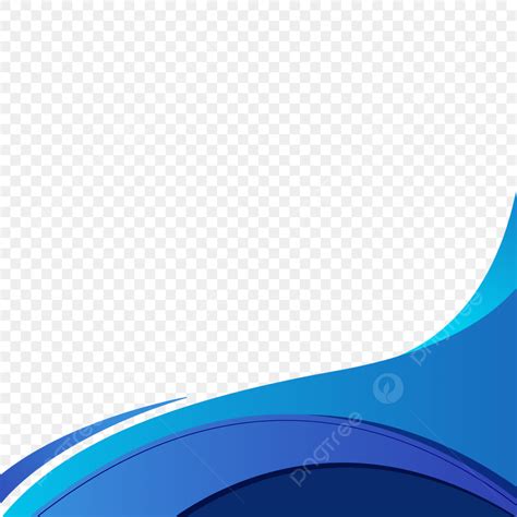 Transparent Curve Vector Hd PNG Images Blue Wavy Shapes On Transparent