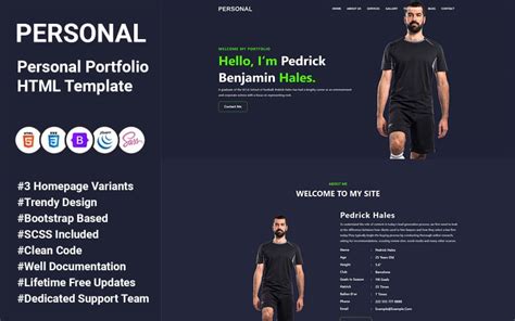 Personal Multipurpose Personal Portfolio HTML Template