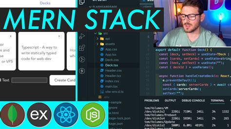 how to build and deploy a mern stack web application typescript mongo express react node