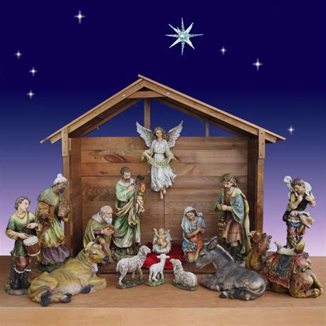 Giant Outdoor Nativity Scene Foot Scale Pc Description From