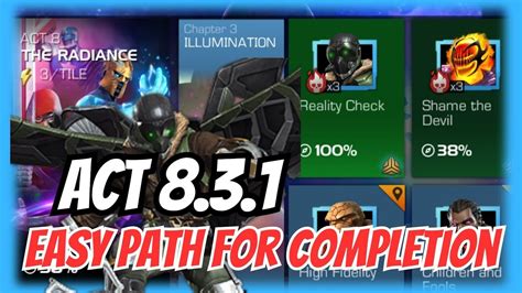 Act 8 3 1 Easy Path For Completion Act 8 3 Beta Testing Marvel