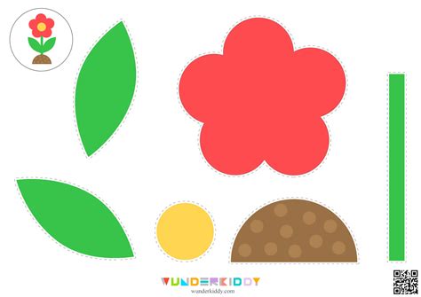 Free Printable Flower Cut And Glue Craft Templates For Preschool