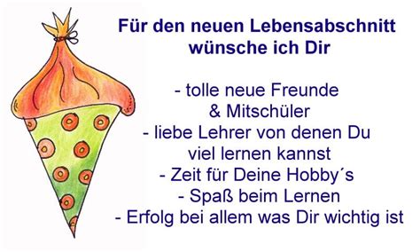 Sprüche zur Einschulung erster Schultag Kreativzauber